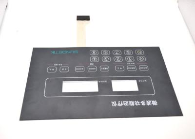 China ZS-52 Multi-Key Flat Membrane Switch with 1.54mm Connector for Medical Instruments - Quake Proof Design for sale