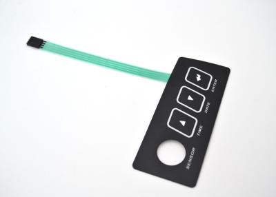 China Professional Three Button Tactile Membrane Switch with Metal Dome - 50VDC Operating Voltage, 1 Million Cycle Life for sale