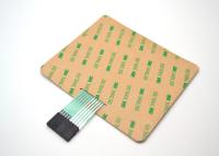 China Square Tactile Membrane Switch Keyboard with 3M467 Adhesive Back, 30V Max Voltage, -20° to 65°C Operating Range for sale
