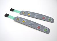 China ZS-55 Five Button Tactile Metal Dome Membrane Switch with 1.54mm Circuit Connector and 1M Cycle Life for sale