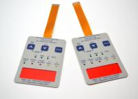 China LED Embossed Tactile FPC Membrane Switch Keypad 0.3mm Thick with 35V DC Circuit Rating and -20°C to +80°C Operating Temperature for sale