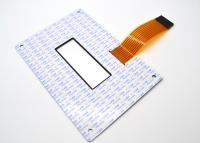 China Embossed Metal Dome FPC Membrane Switch with Clear Window - 35V DC Rating, 1 Million Cycle Life, 0.6-1.5mm Height for sale