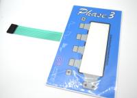 China PET Metal Dome Flat Membrane Switch - Waterproof Keypad with 30V Max Voltage and -20° to 65°C Operating Range for sale