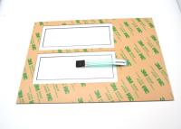 China Tactile Metal Dome Membrane Push Button Switch 0.4-1.0mm Two Clear Window Custom Logo for sale