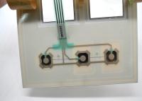 China Tactile Metal Dome Membrane Push Button Switch 0.4-1.0mm Two Clear Window Custom Logo for sale