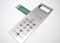 China Flat Tactile Metal Dome Membrane Switch with 2.54mm Connector and Shielding Circuit for Microwave Oven Applications for sale