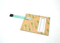 China Custom PET PC Tactile Membrane Switch Keyboard with 1mm Connector Tail and Clear Display Window for sale