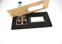 China Custom Flat Non Tactile Metal Dome Membrane Switch With Clear Display Window for sale