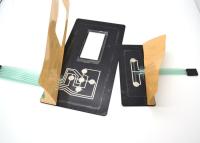 China Custom Flat Non Tactile Metal Dome Membrane Switch With Clear Display Window for sale