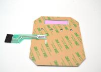 China Embossed Tactile Metal Dome Membrane Switch with Protection Film Overlay 12mm for sale