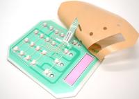 China Embossed Tactile Metal Dome Membrane Switch with Protection Film Overlay 12mm for sale