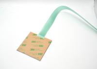 China 75x75mm Waterproof Polyester Membrane Switch with 1.3mm Travel and 1 Million Life Cycles for sale