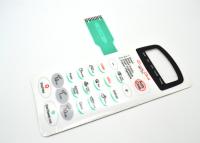 China ZS-89 Flat Keys Non-Tactile Membrane Switch Keypad for Microwave Oven - 0.1-0.4mm Travel, 1 Million Cycle Life for sale