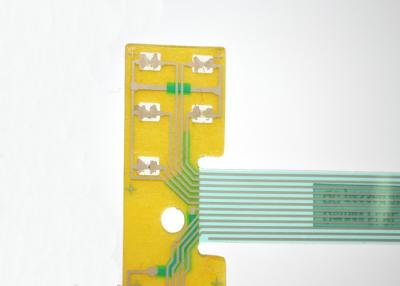 China ZS-09 LED Membrane Switch with Tactile Embossed Buttons for Printer Controller - 30V Max, -20° to 65°C Operating Range for sale