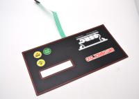 China Custom Metal Dome Tactile Membrane Switch Panel 0.1-0.5mm Height with -40°C to +80°C Temperature Range for sale