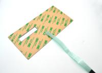 China Custom Metal Dome Tactile Membrane Switch Panel 0.1-0.5mm Height with -40°C to +80°C Temperature Range for sale