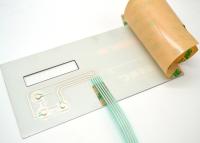 China Custom Metal Dome Tactile Membrane Switch Panel 0.1-0.5mm Height with -40°C to +80°C Temperature Range for sale