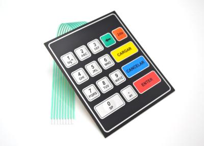 China Custom 90×105mm Multi-Button Tactile Membrane Switch Keyboard Without Metal Dome - ZS-99 Model for sale