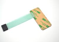 China Push Button PVC FPC Membrane Switch Keypad Scratch Resistant 2mm Cable Automotive for sale