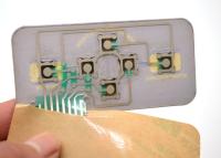 China Push Button PVC FPC Membrane Switch Keypad Scratch Resistant 2mm Cable Automotive for sale