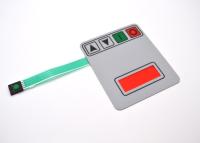 China Flat PET Membrane Switch with Transparent Window for Telecom Equipment | 2-24V Rating, 1M+ Cycles for sale