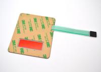 China Flat PET Membrane Switch with Transparent Window for Telecom Equipment | 2-24V Rating, 1M+ Cycles for sale