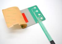 China Flat PET Membrane Switch with Transparent Window for Telecom Equipment | 2-24V Rating, 1M+ Cycles for sale