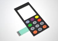 China Tactile Embossed Push Button Membrane Switch 35V DC with 1 Million Cycle Lifespan Gas Proof ZS-103 for sale