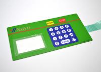 China PET Embossed Membrane Keypad Switch for Running Machine - 0.1mm Thickness, 100mA Current, 500M-1000M Cycle Life for sale