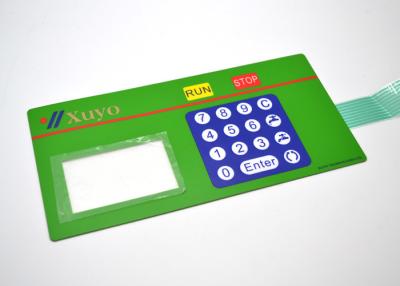 China PET Embossed Membrane Keypad Switch for Running Machine - 0.1mm Thickness, 100mA Current, 500M-1000M Cycle Life for sale