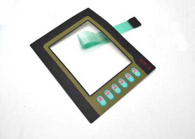 China Square Metal Dome Membrane Switch with PET Double-Sided Tape 0.125mm Circuit Layer for sale