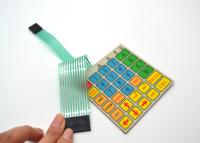 China Flat / Embossed Tactile Membrane Keypad , Push Button Membrane Switch for sale