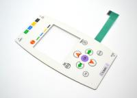 China Multi Keys Embossed Tactile Membrane Switch 0.2mm Thickness with 35V DC Operating Voltage and 1,000,000+ Cycle Life for sale
