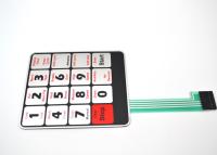 China Waterproof Non-Tactile Flat Membrane Switch Keypad ZS-114 for Home Appliances with 1 Million Cycle Life and -40℃ to 70℃ Temperature Range for sale