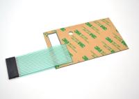 China PET Material Embossed Tactile Metal Dome Membrane Switch Anti Corrosion 50VDC 100mA for sale