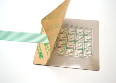 China Moisture Proof Metal Dome Membrane Switch With Permanent Acrylic Adhesive for sale