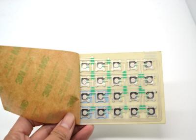 China Logo Printing Metal Dome Switch , Machine Tool Rubber Membrane Keyboard for sale