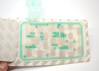 China Anti-Corrosion Flat Membrane Switch 0.3mm for Mechanical Controllers - 35V DC Rating, 5 Million Cycle Life for sale