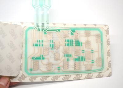 China Anti-Corrosion Flat Membrane Switch 0.3mm for Mechanical Controllers - 35V DC Rating, 5 Million Cycle Life for sale