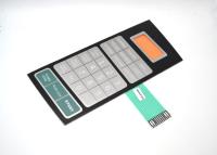 China PET PVC Metal Dome Membrane Switch with Colored Transparent Window | 1 Million Cycles Life | 0.4-1.0mm Travel for sale