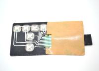 China Embossed Tactile Metal Dome Membrane Switch with Male Connector Cable - 50VDC 100mA Rating, 10 Million Cycle Life for sale