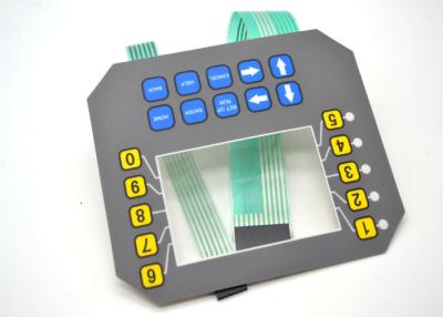 China Metal Dome LED Membrane Switch ZS-124 with Water Resistance for Telecommunication Equipment - 1M+ Life Cycle for sale