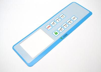 China Blue Capacitive Membrane Switch with 3-Layer Construction - OEM Service for Medical & Aviation Applications for sale