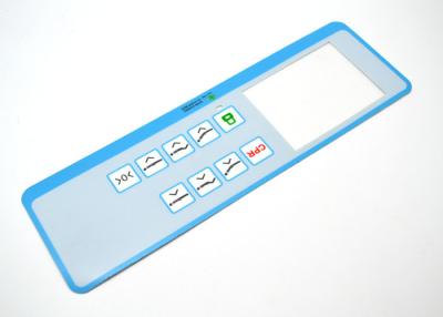 China Embossed Flat Keys Membrane Switch Panel ZS-125 | 35V DC Rating | 5 Million Cycle Life for Medical Instruments for sale