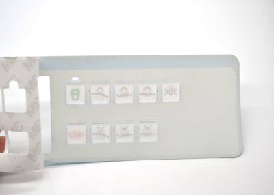 China Embossed Tactile Marine Membrane Switch Panel for Medical Instruments 100mA 35V for sale