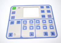 China Embossed Tactile Membrane Switch Keypad with 0.1-0.25mm PET/PC Overlay and Multi-Button Panel Design for sale