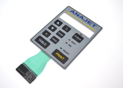China Dustproof LED Display Metal Dome Membrane Switch with 3M55230 Back Adhesive - ISO9001 RoHS Certified Custom Interface for sale
