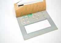 China Dust Proof Metal Dome Membrane Switch With Embossed Tactile On The Top Layer for sale