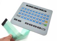 China ZS-131 Flat Membrane Keyboard Switch with 3M55230 Adhesive - 35V DC Rating, 5 Million Cycle Life for Mechanical Controllers for sale
