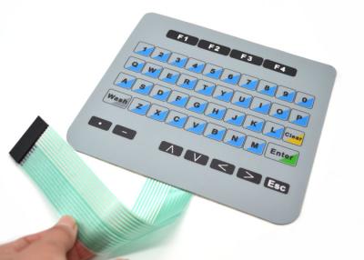 China ZS-131 Flat Membrane Keyboard Switch with 3M55230 Adhesive - 35V DC Rating, 5 Million Cycle Life for Mechanical Controllers for sale
